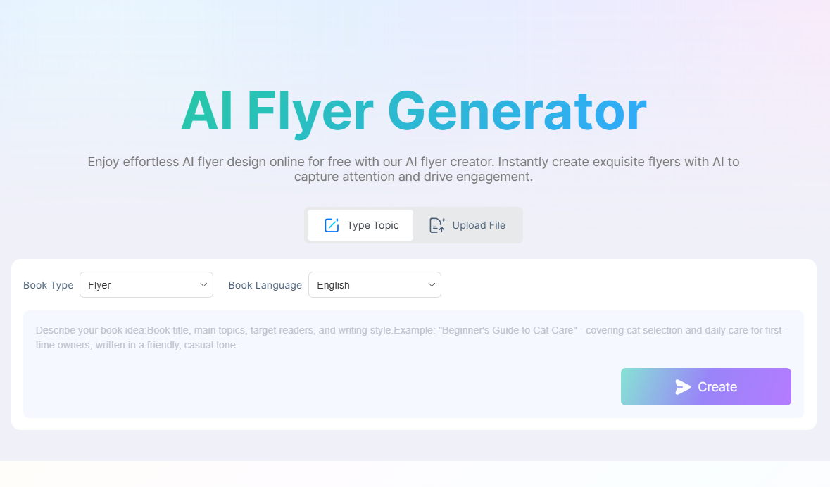 FlipHTML5's Free AI Flyer Generator from Text Delivers Engaging Flyers